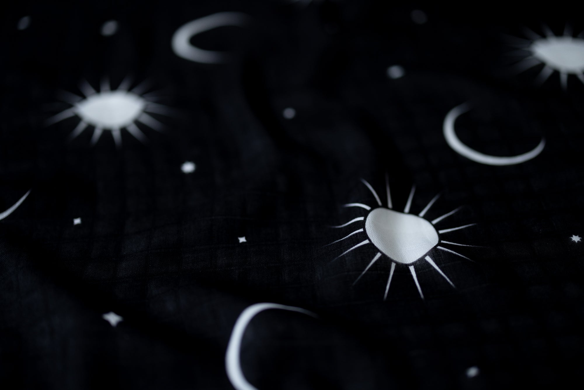 Sun & Moon - Bamboo Cotton Muslin Blanket – Her Sun & Stars Co.